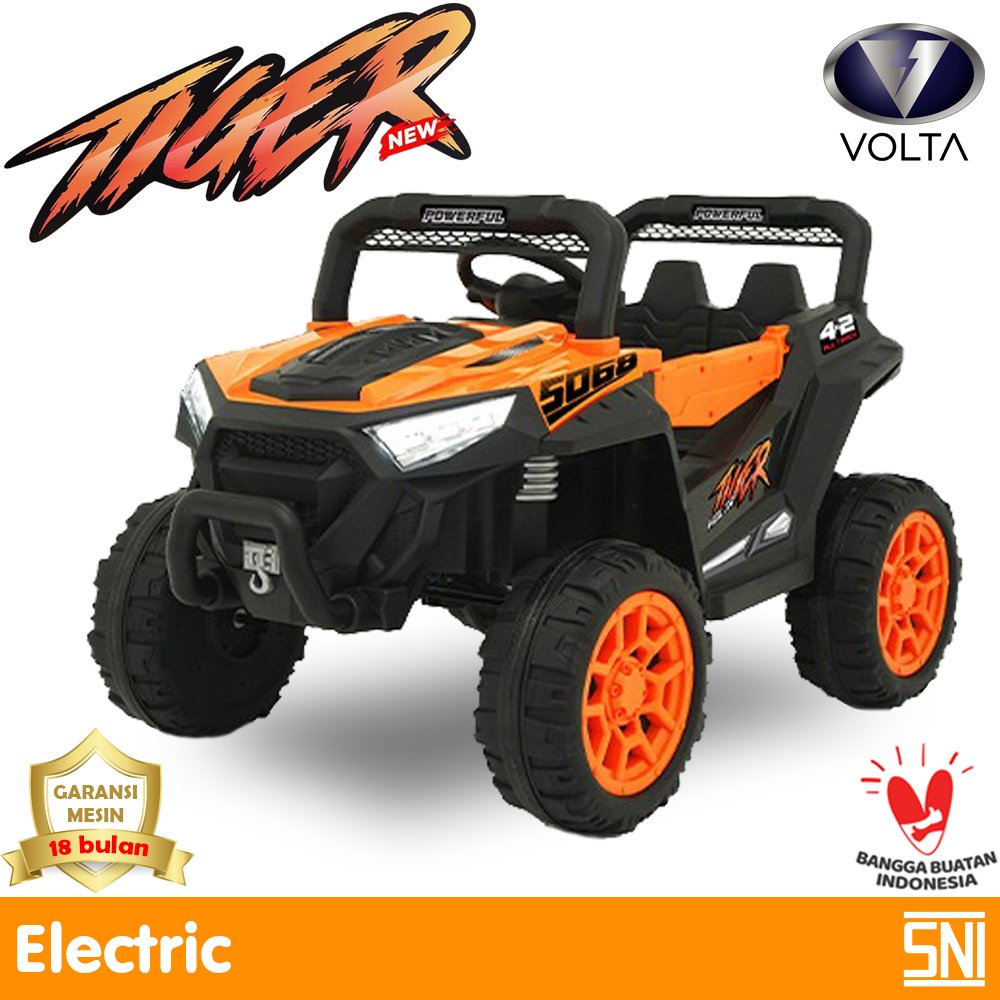 MAINAN MOBIL AKI ANAK VOLTA 5068 TIGER