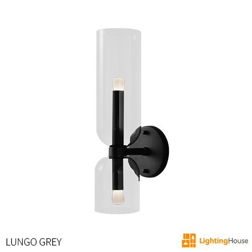 wall lamp Lungo Grey โคมไฟผนังร่วมสมัย by Lighting House - lightinghouse