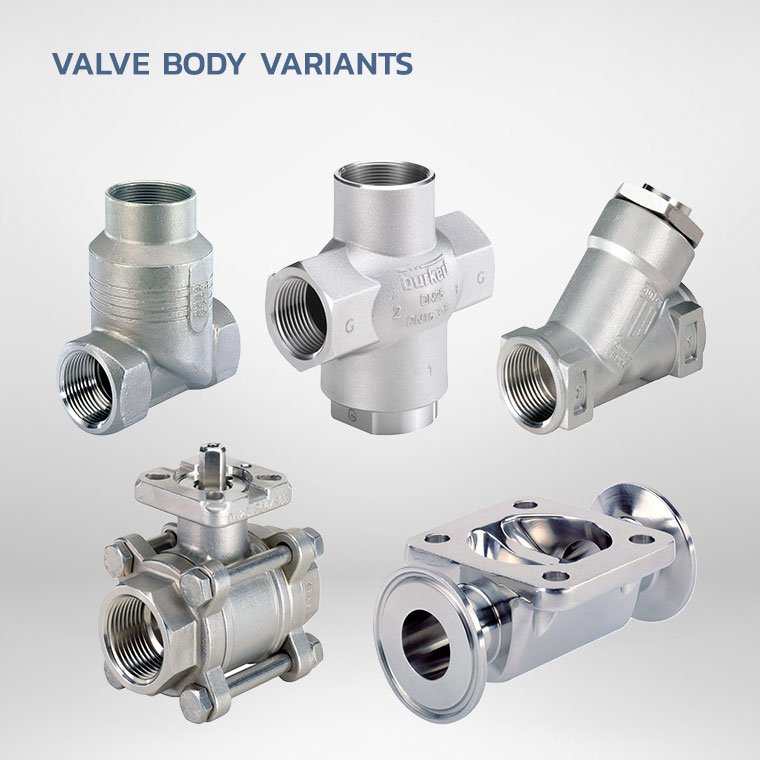 Valve body variants - flutechthailand