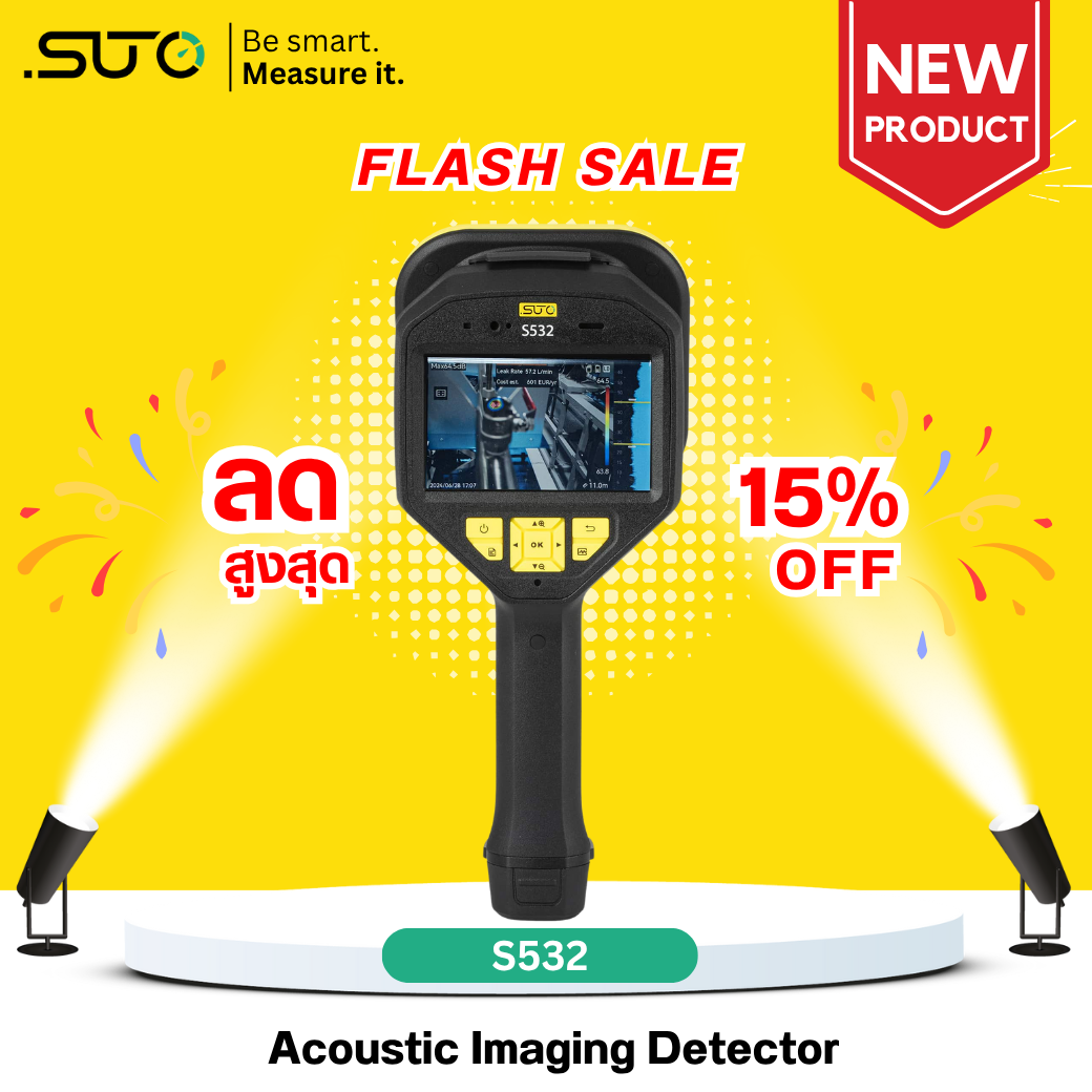 S532 Acoustic Imaging Detector for Compressed Air and Partial Discharge ...