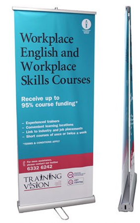 Roll Up Double Side Roll Up สำหรับออกบูตต่างๆ