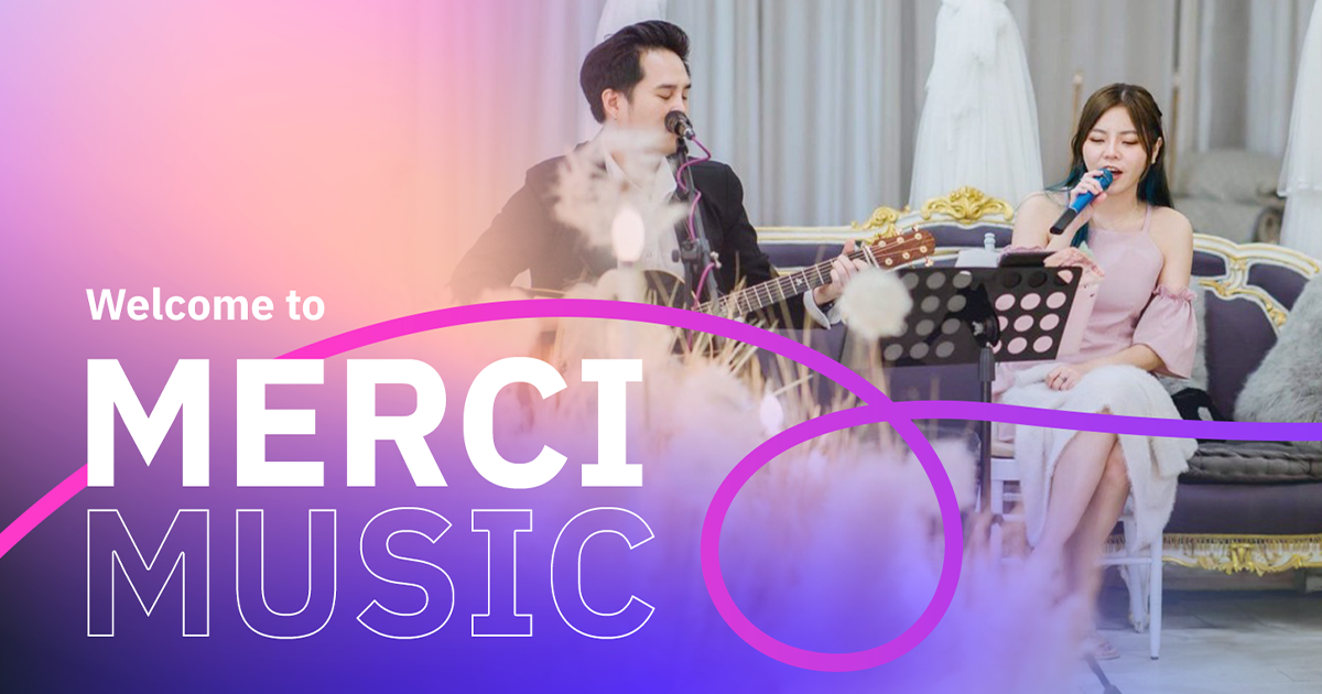 วงดนตรีงานแต่ง อีเว้นท์ นักร้องงานแต่ง ต้องศิลปิน Yune Merci Music