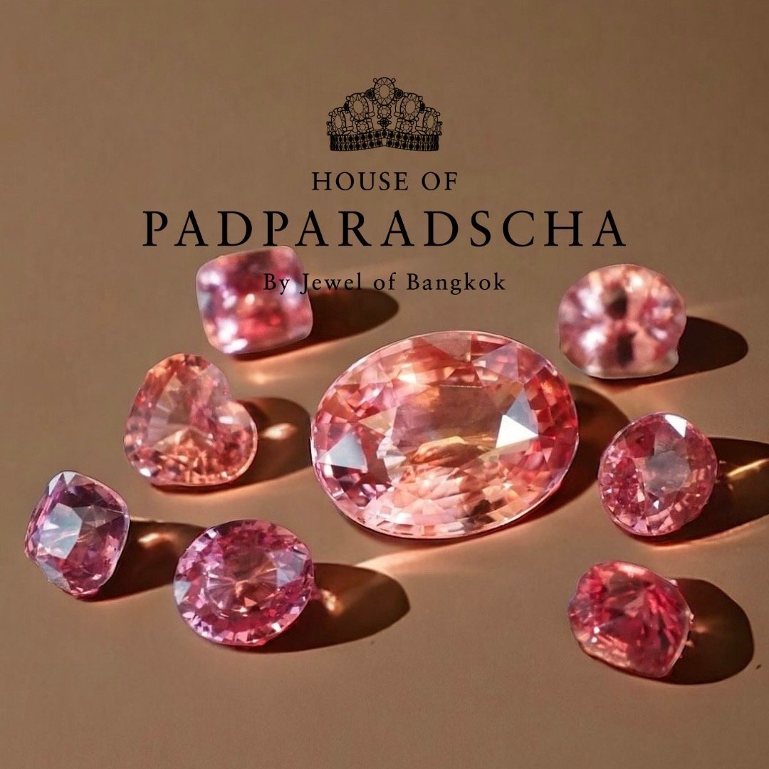 PADPARADSCHA พัดพารัดชา แซฟไฟร์สีกลีบบัวผสมแสงตะวัน