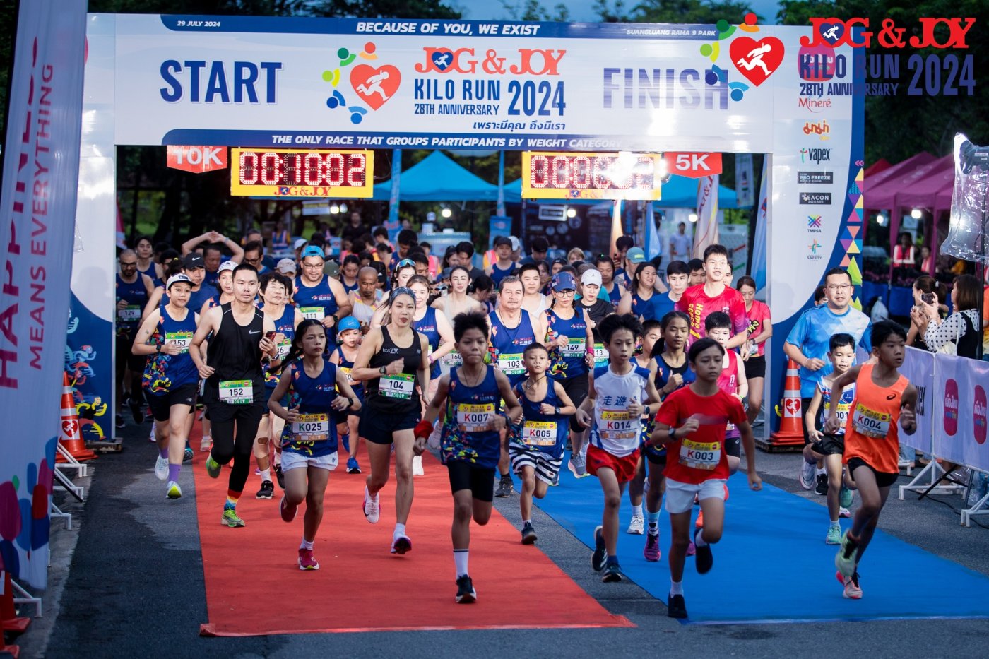 Jogging, Running, Half Marathon, Marathon organize Thailand