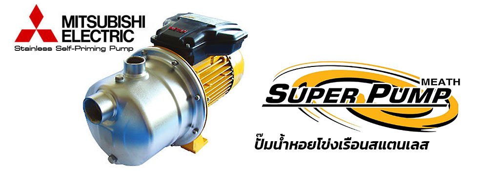 ปั๊มน้ำหอยโข่ง หรือ Centrifugal Pump มิตซูบิชิ Mitsubishi