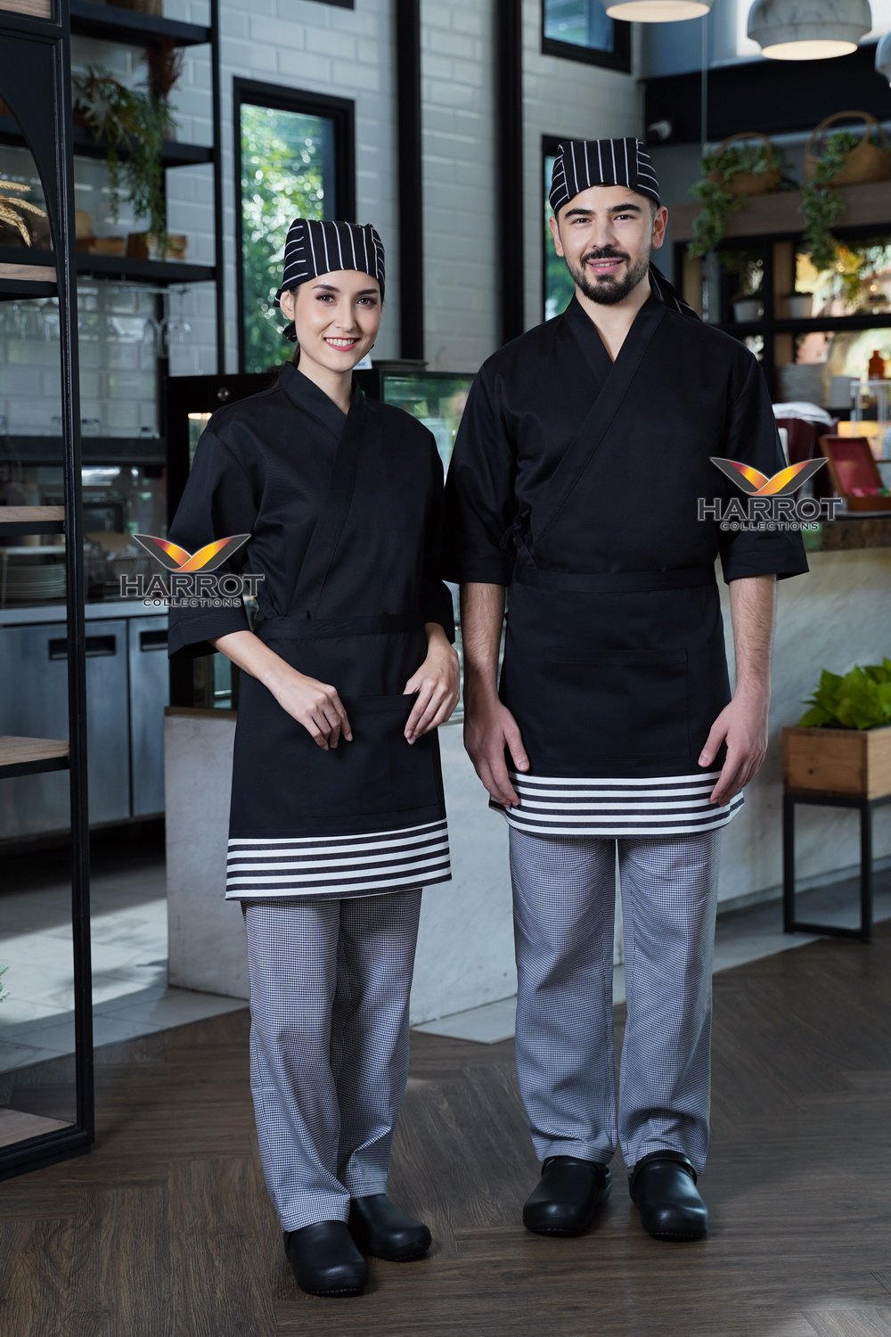 Black Japanese Chef Jacket - harrot