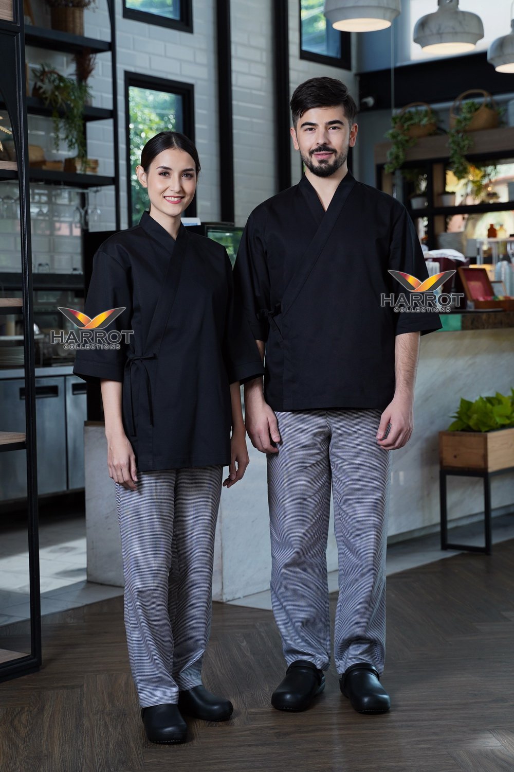 Black Japanese Chef Jacket - harrot