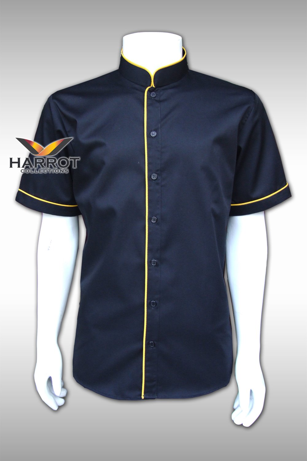 Yellow-Yellow Waiter & Waitress Shirt - harrot