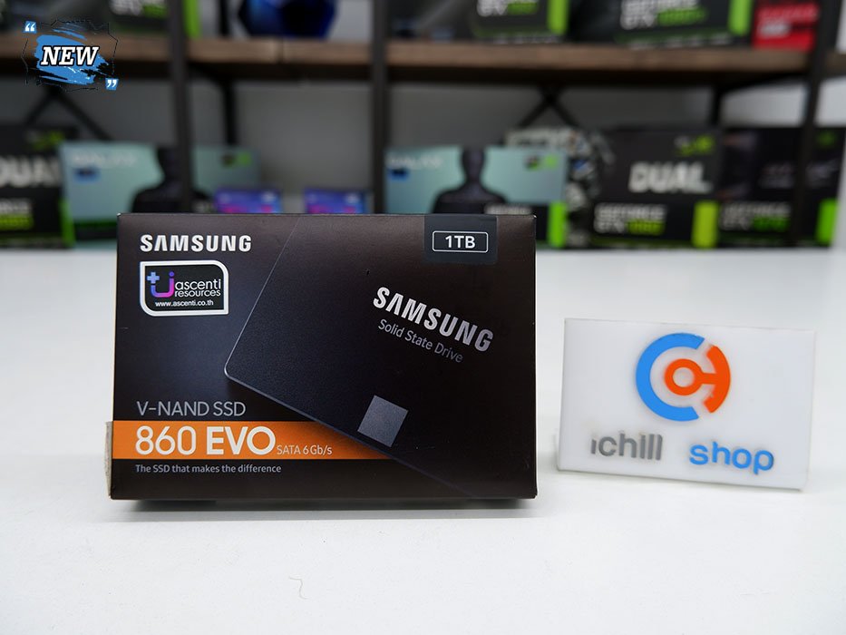 SSD (เอสเอสดี) SAMSUNG 860 EVO 1TB (ของใหม่) P11806 - ichillshop
