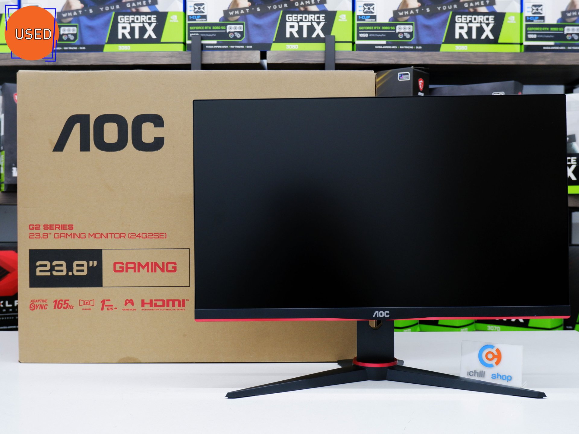 จอ (MONITOR) AOC 24G2SE/67 23.8 นิ้ว 165 HZ P12025 - ichillshop