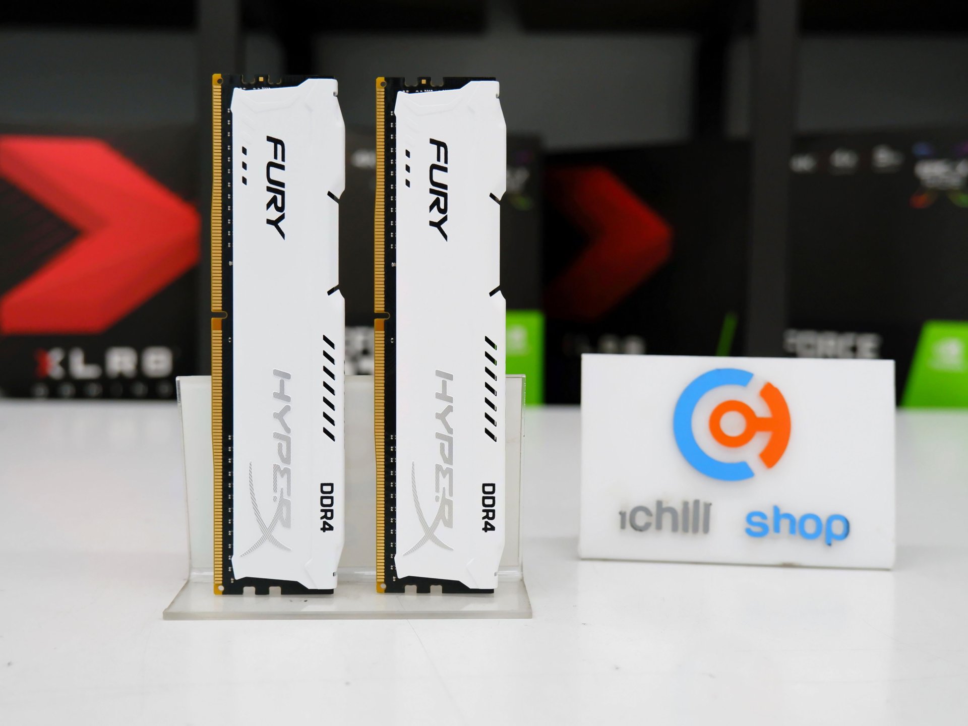 RAM (แรม) KINGSTON HYPER X FURY DDR4 16GB (8X2) 3200MHZ P12502 - ichillshop