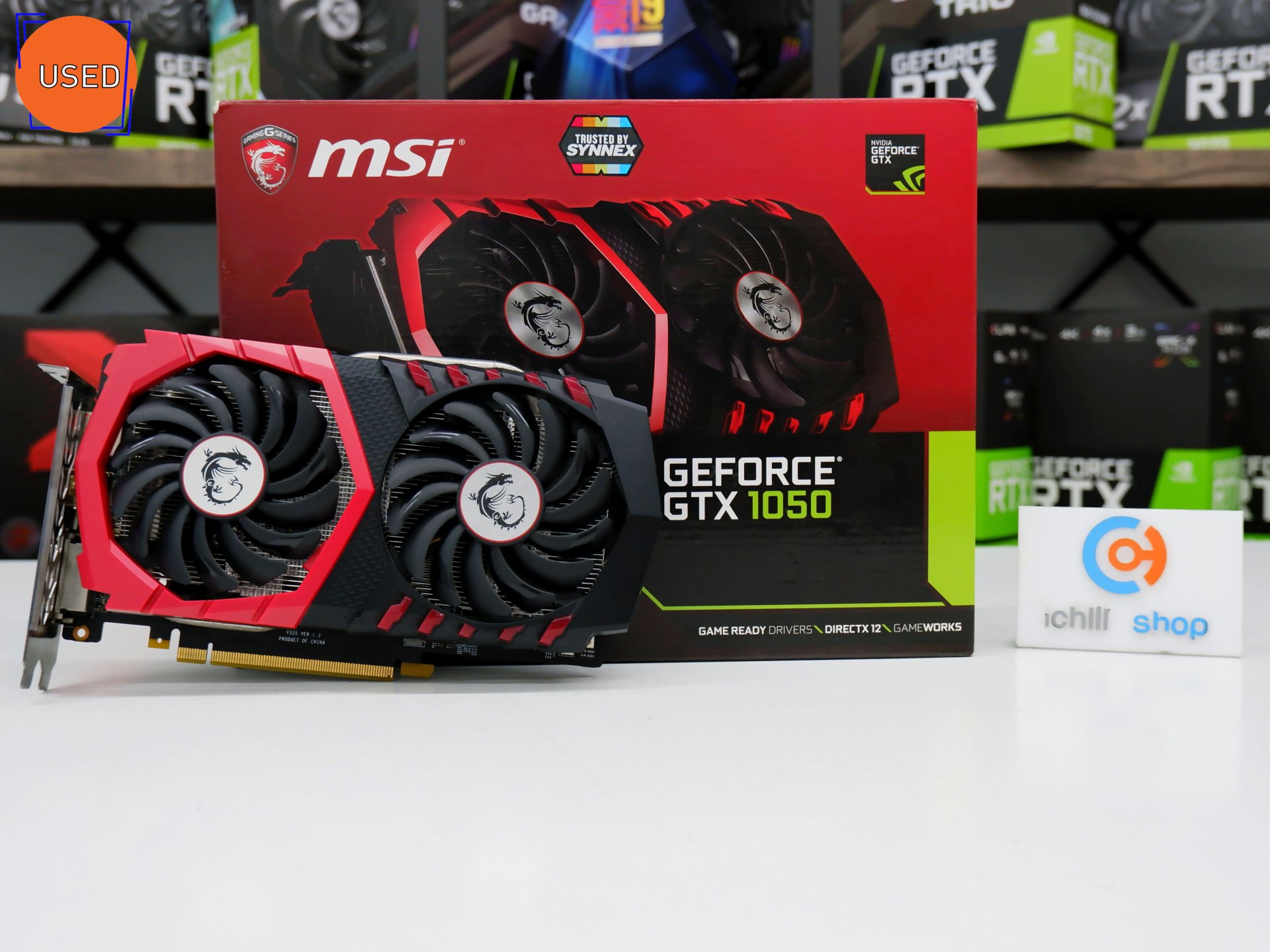 การ์ดจอ (VGA) MSI GTX1050 2GB 2F GAMING X P12246 - ichillshop