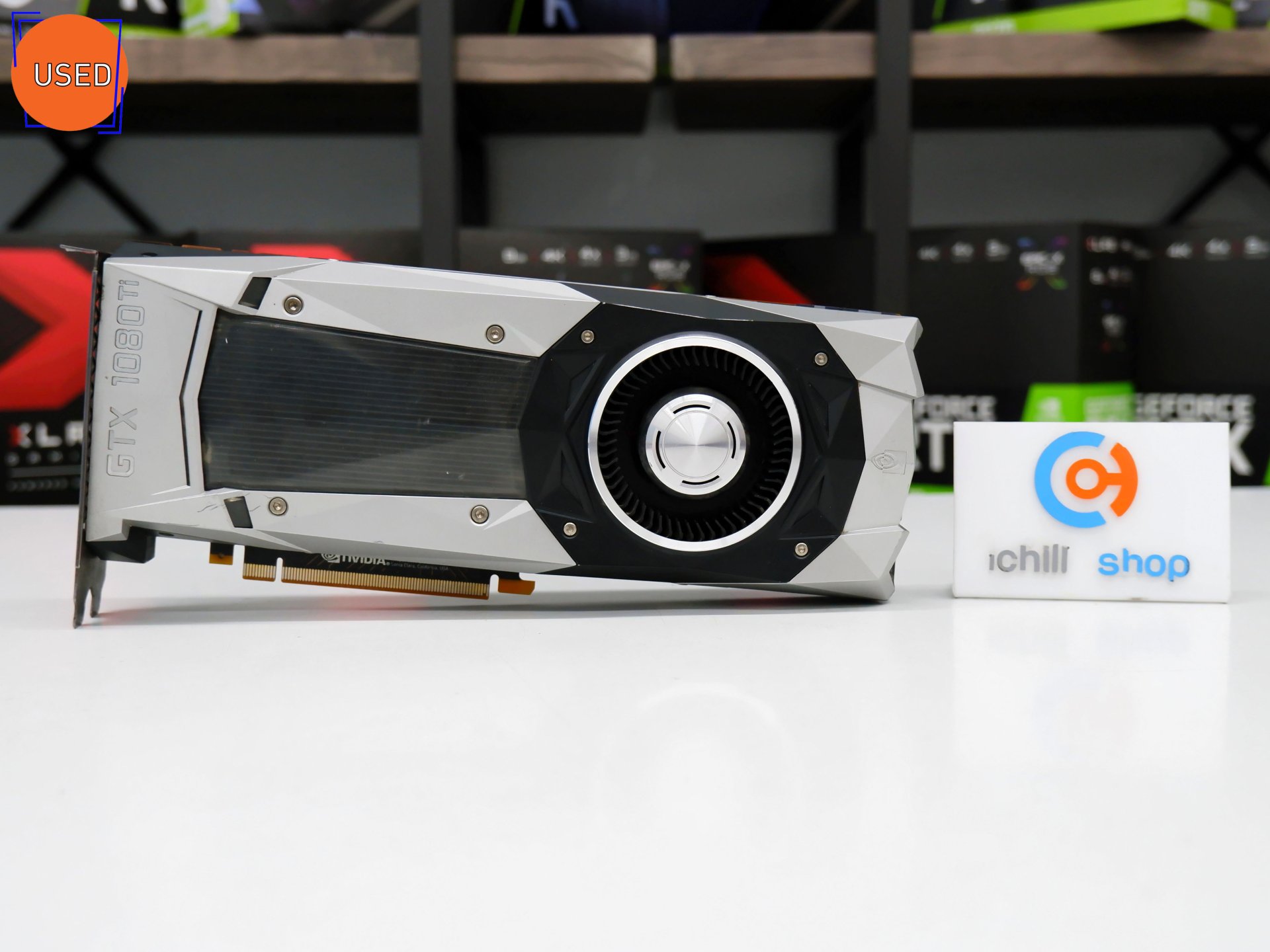 การ์ดจอ (VGA) MSI GTX1080TI 11GB 1F FOUNDERS EDITION NO BOX P12236 - ichillshop