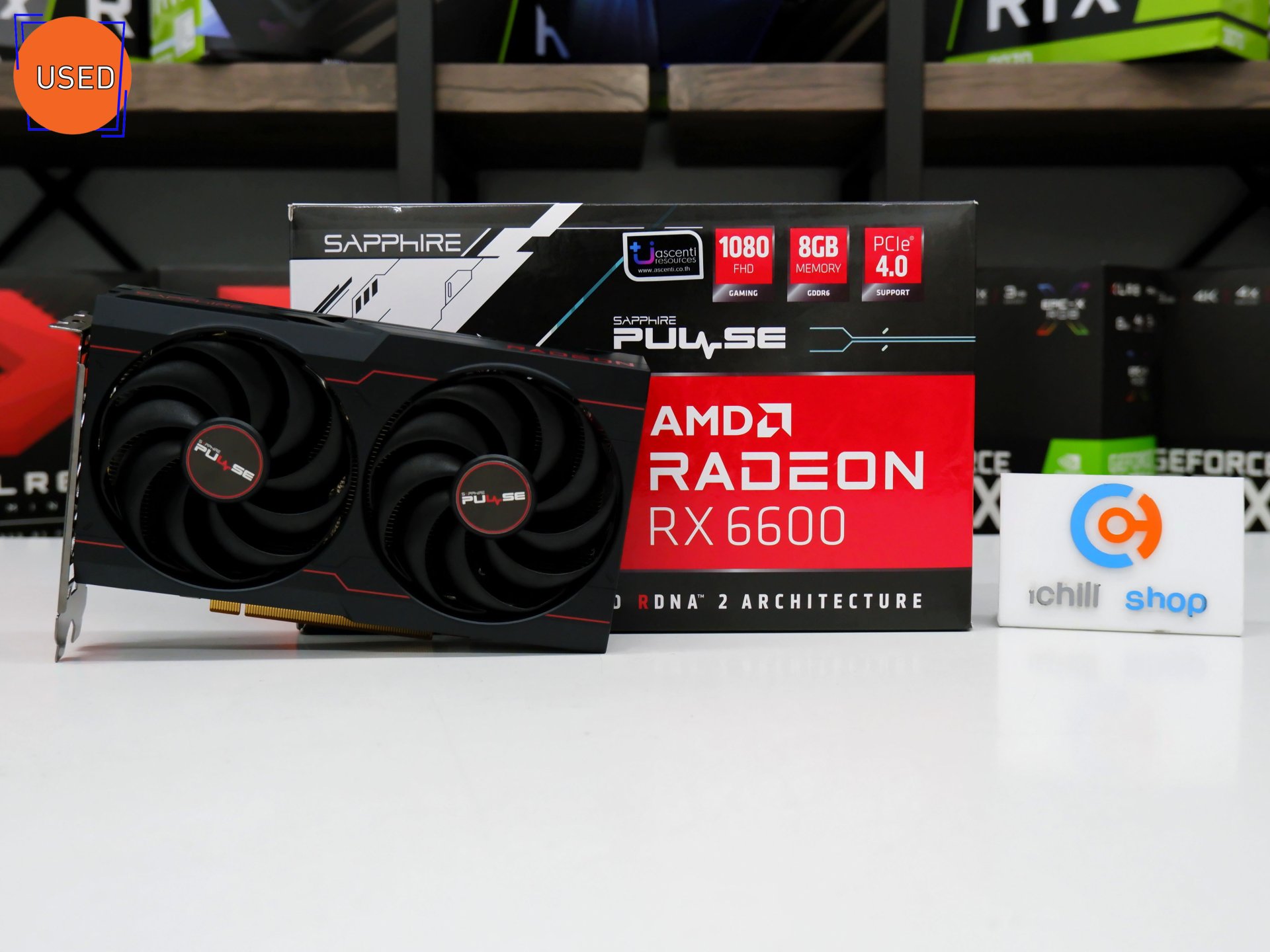 การ์ดจอ (VGA) SAPPHIRE RX6600 8GB 2F PLUS GAMING P12369 - ichillshop