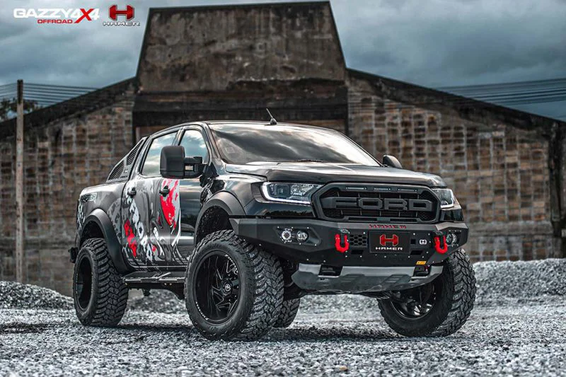 กันชนหน้า HAMER รุ่น KING SERIES BULL BAR FOR FORD RANGER RAPTOR ...