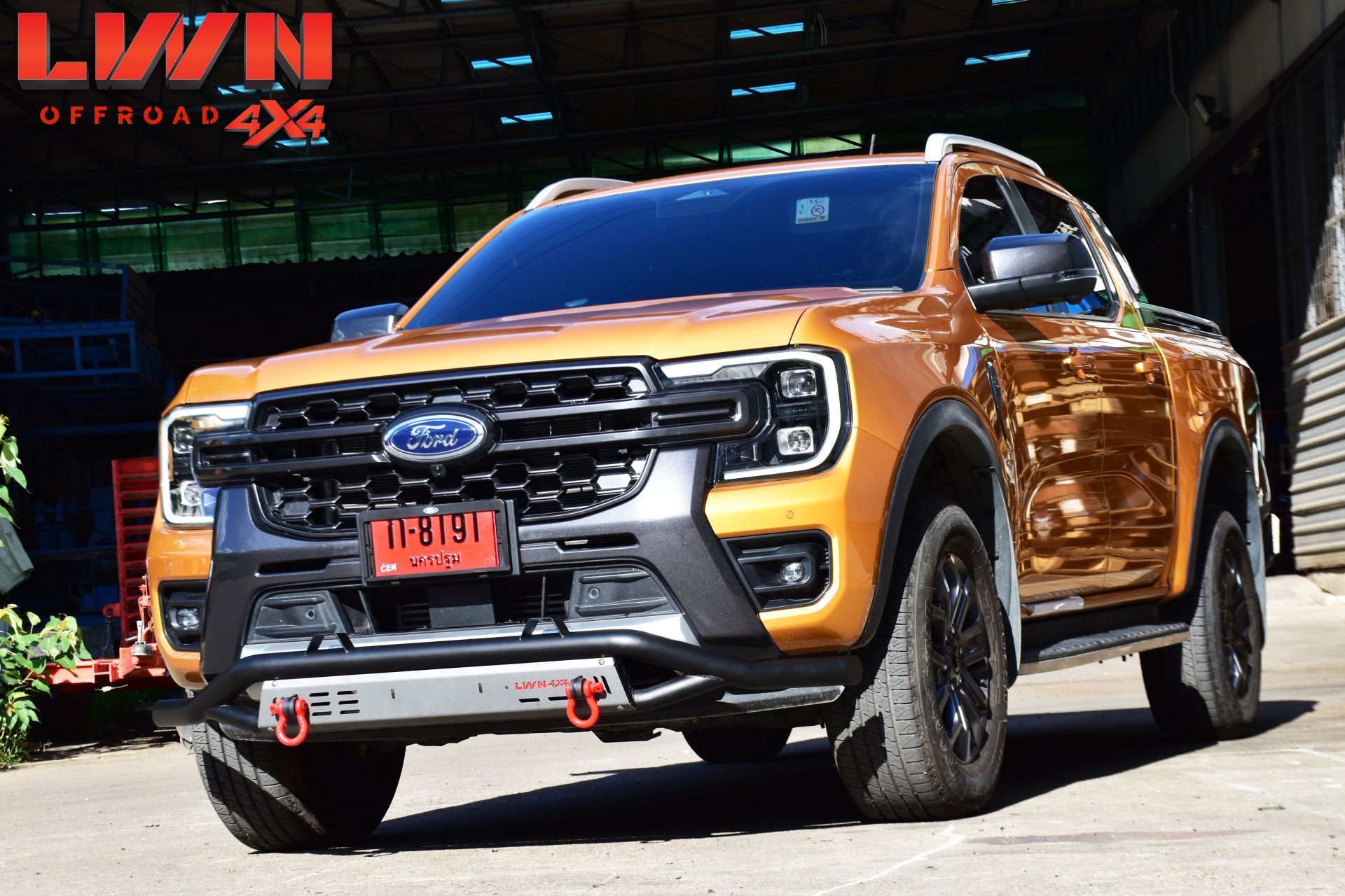 กันชนหน้าออฟโรด Ford Ranger B-BAR OFF ROAD กันชนหน้าเสริมรีโว่ HAMER ...