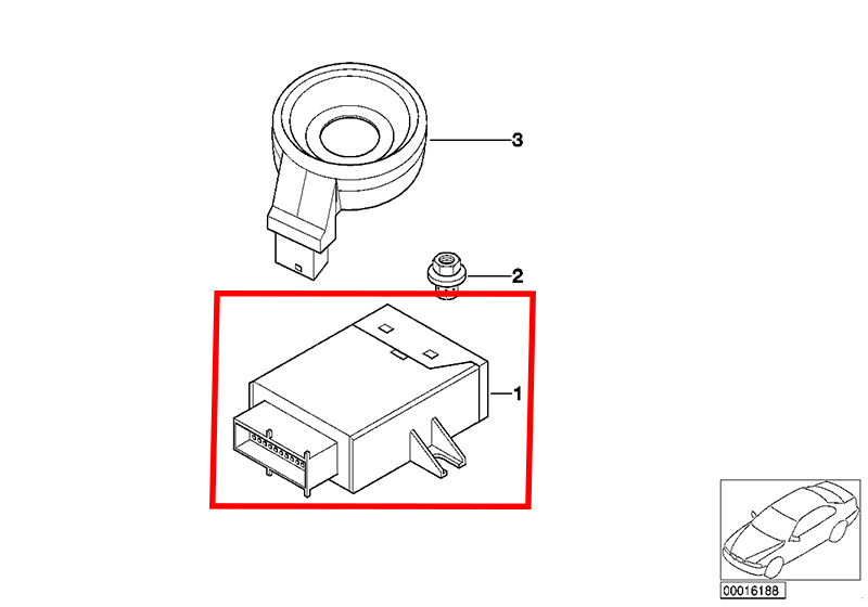 Control unit EWS IV Part number: 61359145097 9145097 - sseuroparts