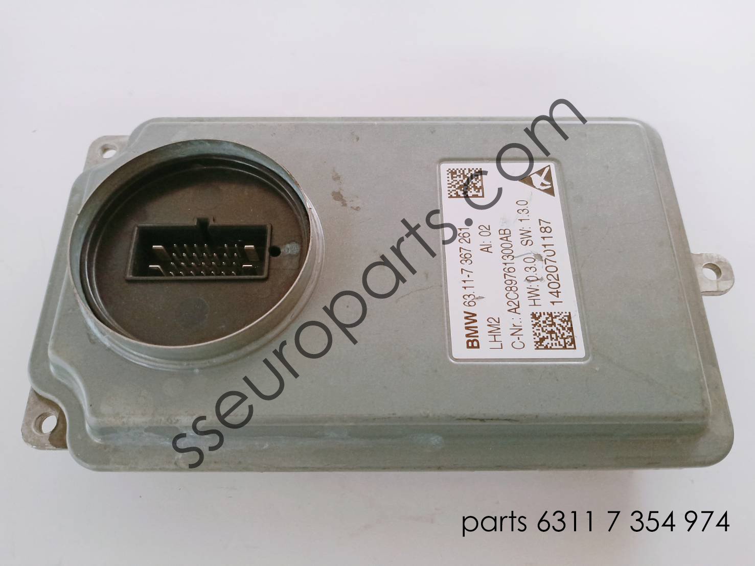 ชุดไฟหน้าไฟ LED หมายเลขชิ้นส่วน: 63117367261 7367261 - sseuroparts