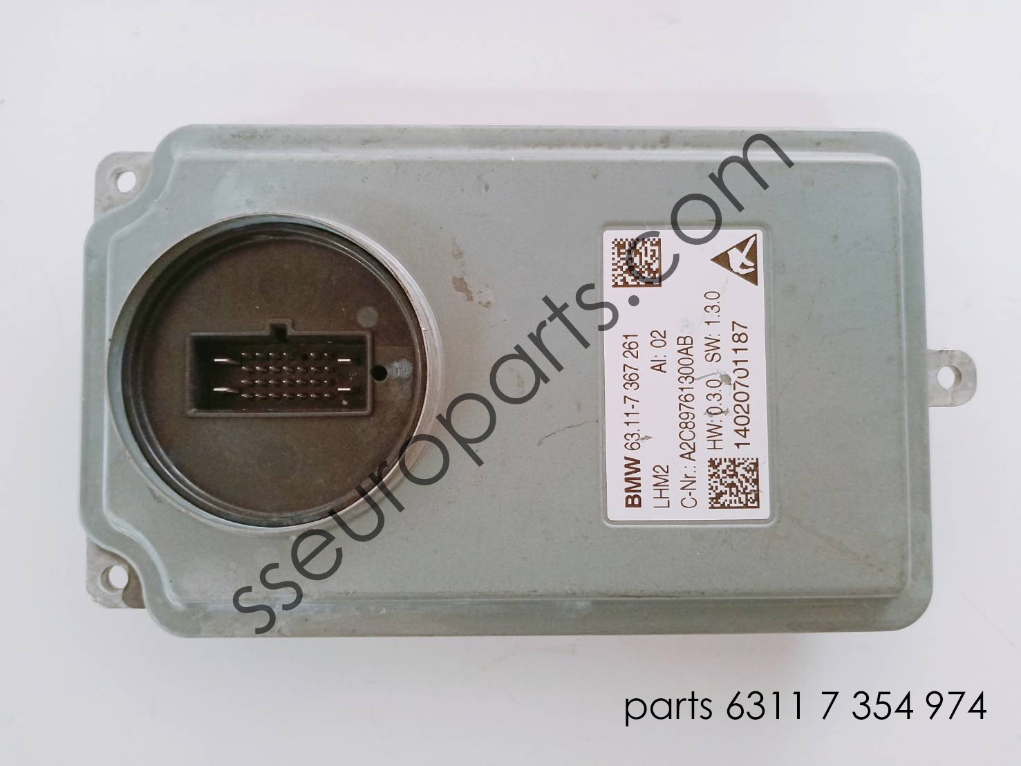 ชุดไฟหน้าไฟ LED หมายเลขชิ้นส่วน: 63117367261 7367261 - sseuroparts