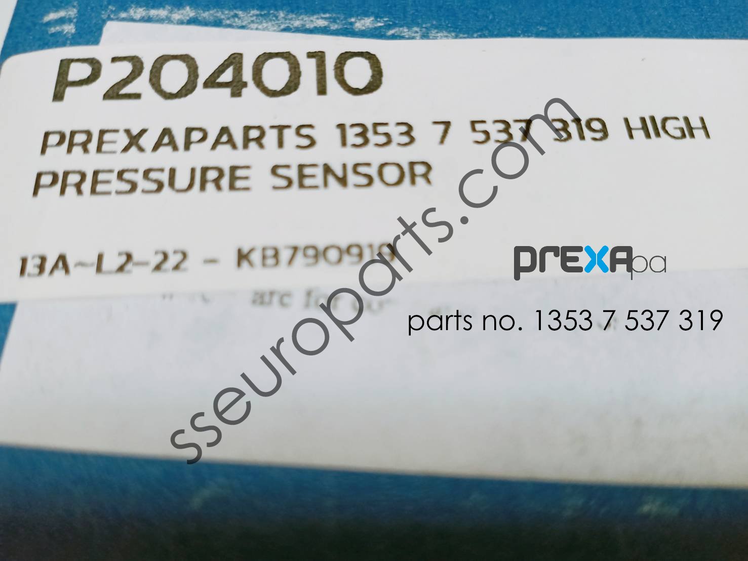Sensor, high-pressure Part number: 13537537319 7537319 PREXAparts ...