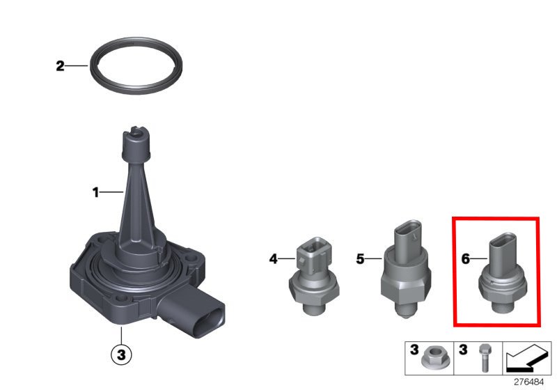 Oil pressure sensor Part number: 12617592532 7592532 - sseuroparts