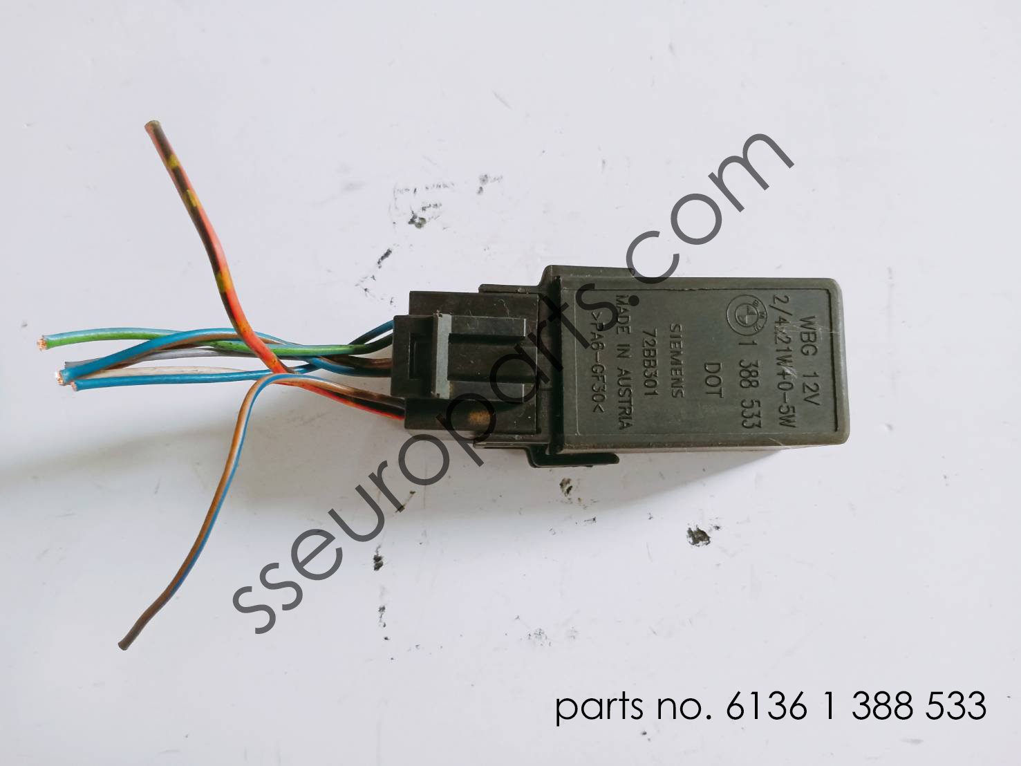 Hazard warning relay 61361388533 1388533 - sseuroparts