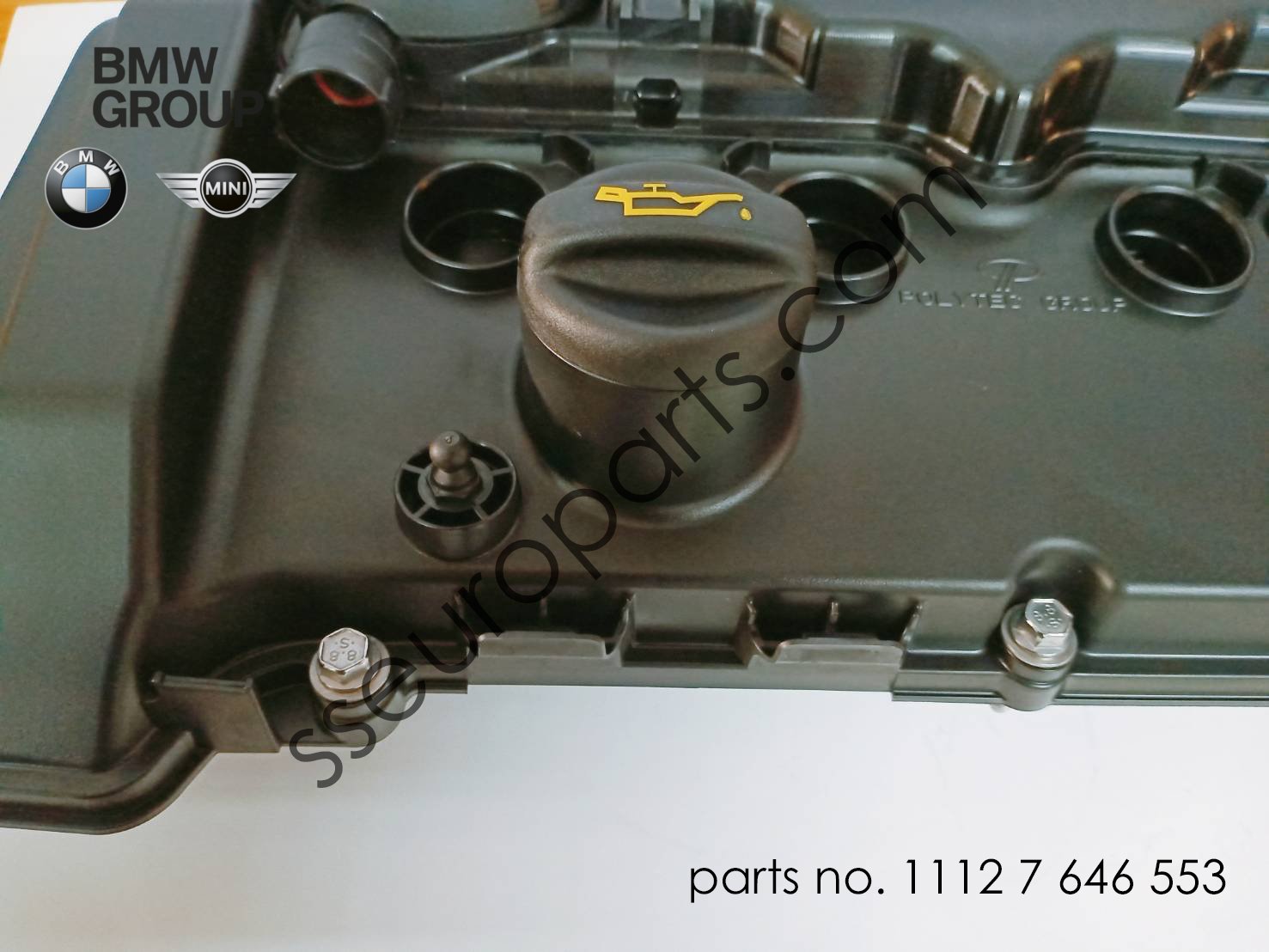 Cylinder head cover Part number: 11127646553 7646553 - sseuroparts