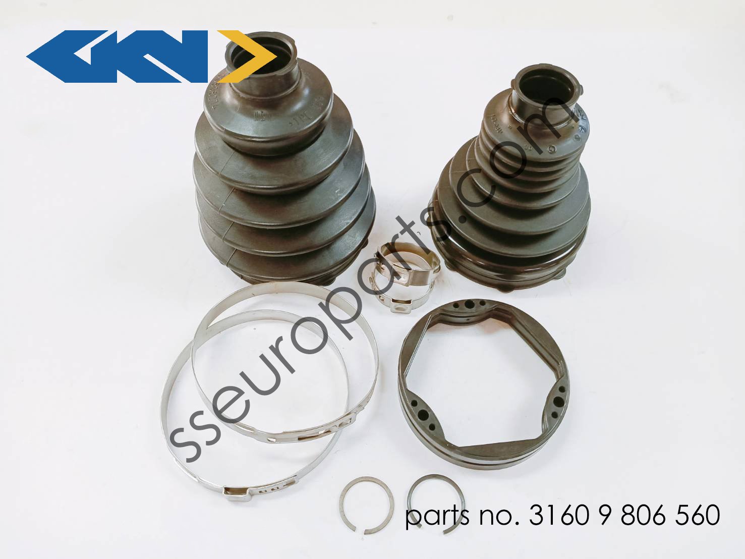 Repair kit bellows, exterior Part number: 31609806560 9806560 GKN ...