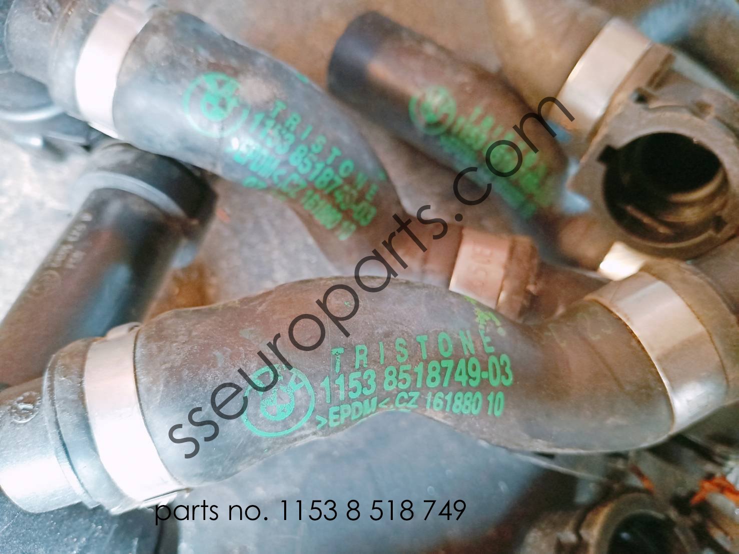 ท่อ,ชุดกรองน้ำมัน,คูลเลอร์น้ำมันเกียร์ หมายเลขชิ้นส่วน: 111538518749 ...