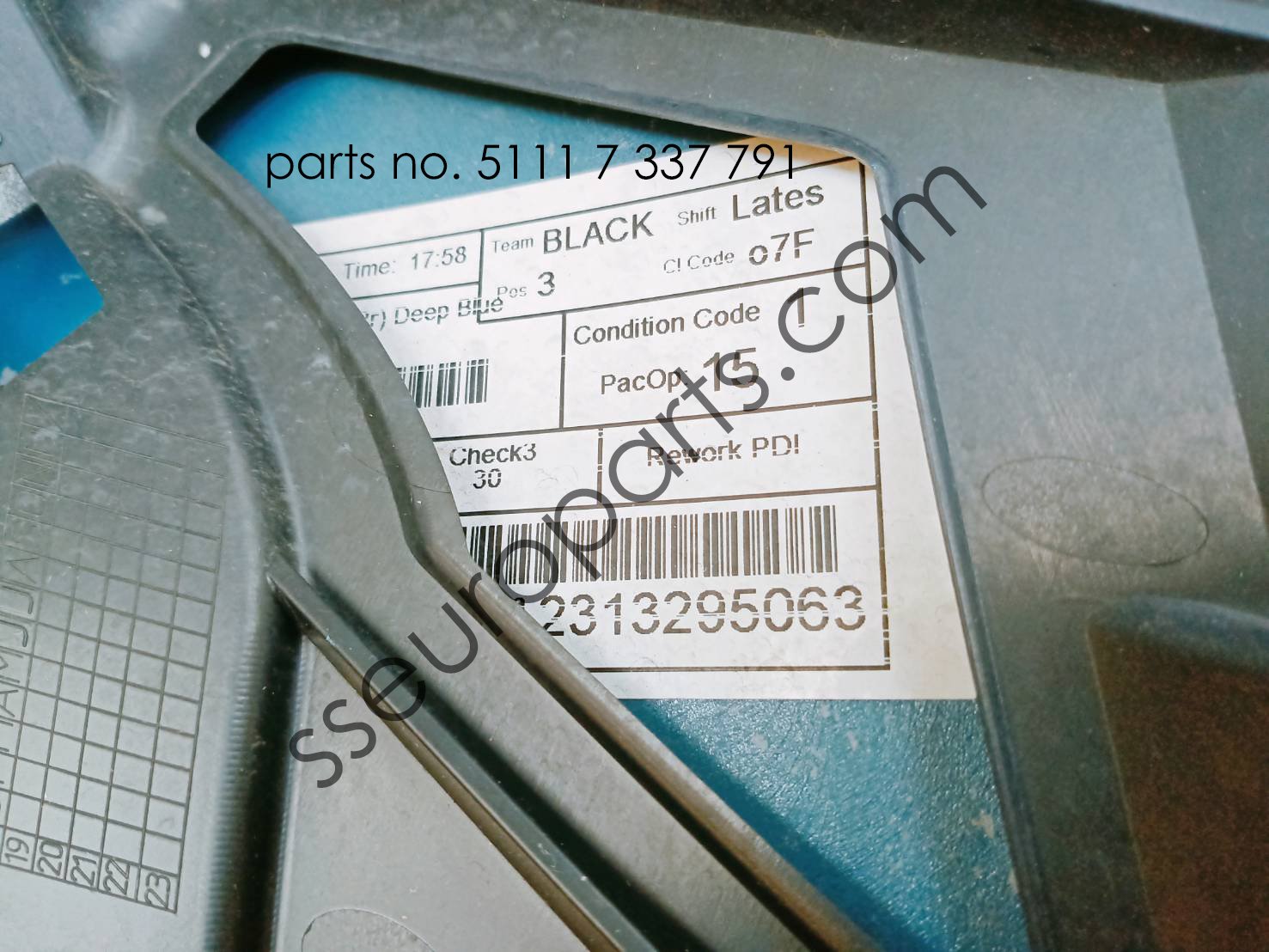 Front bumper complete set 51117337791 7337791 51137300589 7300589 ...