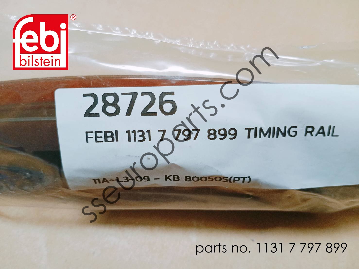 Guide rail Part number: 11317797899 7797899 FEBI 28726 - sseuroparts