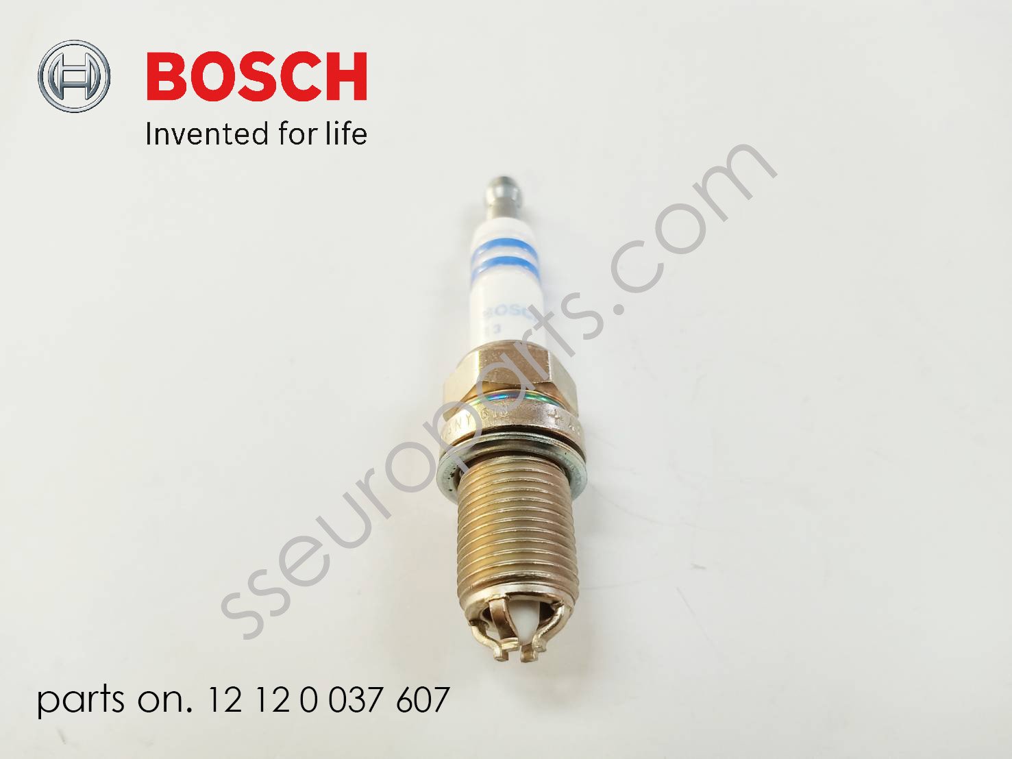 Spark plug, High Power Part number: 12120037607 0037607 BOSCH PLATINUM ...