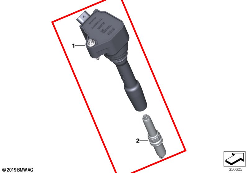 คอยล์จุดระเบิด 12138647463 8647463 - sseuroparts