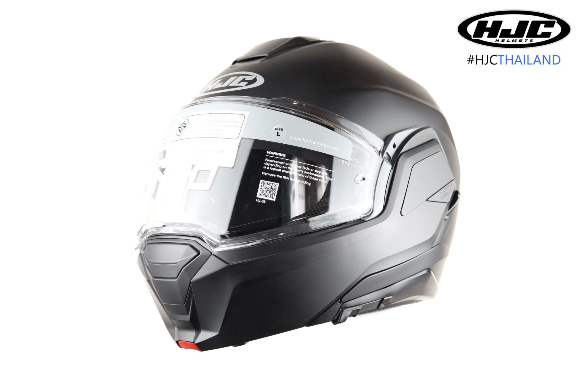 HJC รุ่น i100 SEMI FLAT BLACK - kamixthailand