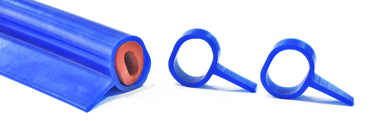 Silicone Extrusion Tadpole Section