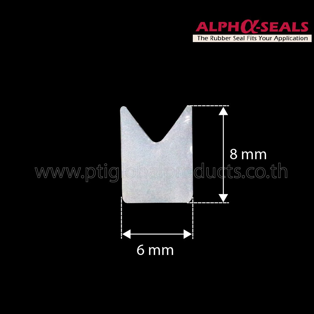 Silicone U-Channels Vacuum seals 6X8 mm.Tel: 09 2656 8846 LINE ...