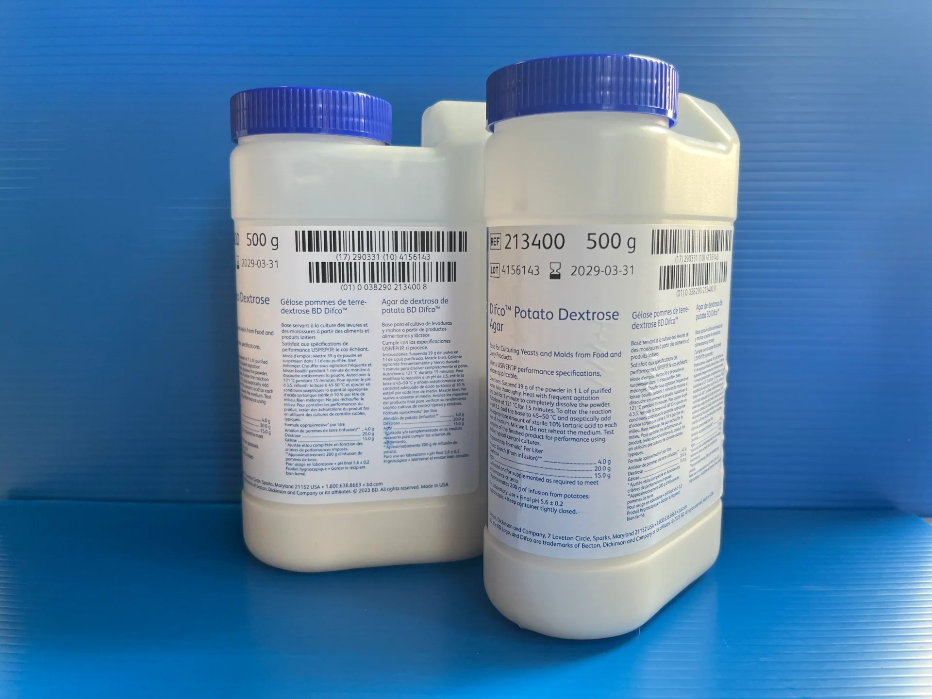 Potato Dextrose Agar (PDA), 500 g, "Difco"