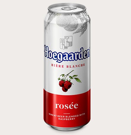 Hoegaarden Rosee Can 500ml. - songsaengsawang