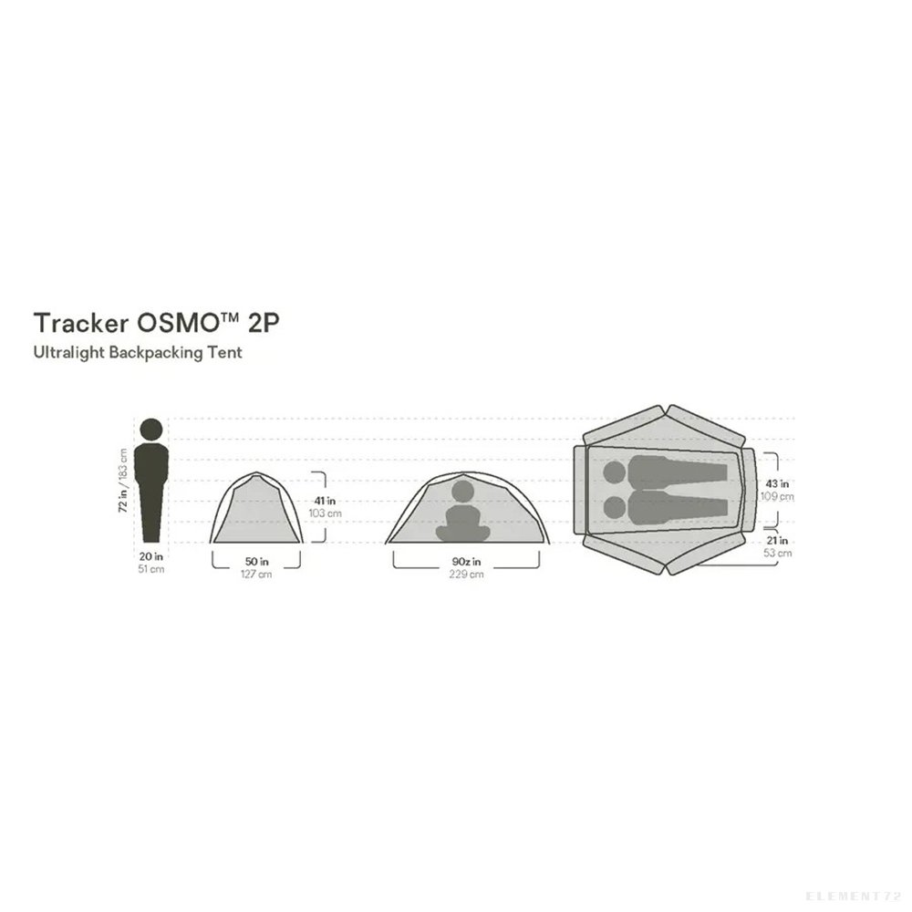Nemo Tracker OSMO™ Ultralight Backcountry Tent 2-Person