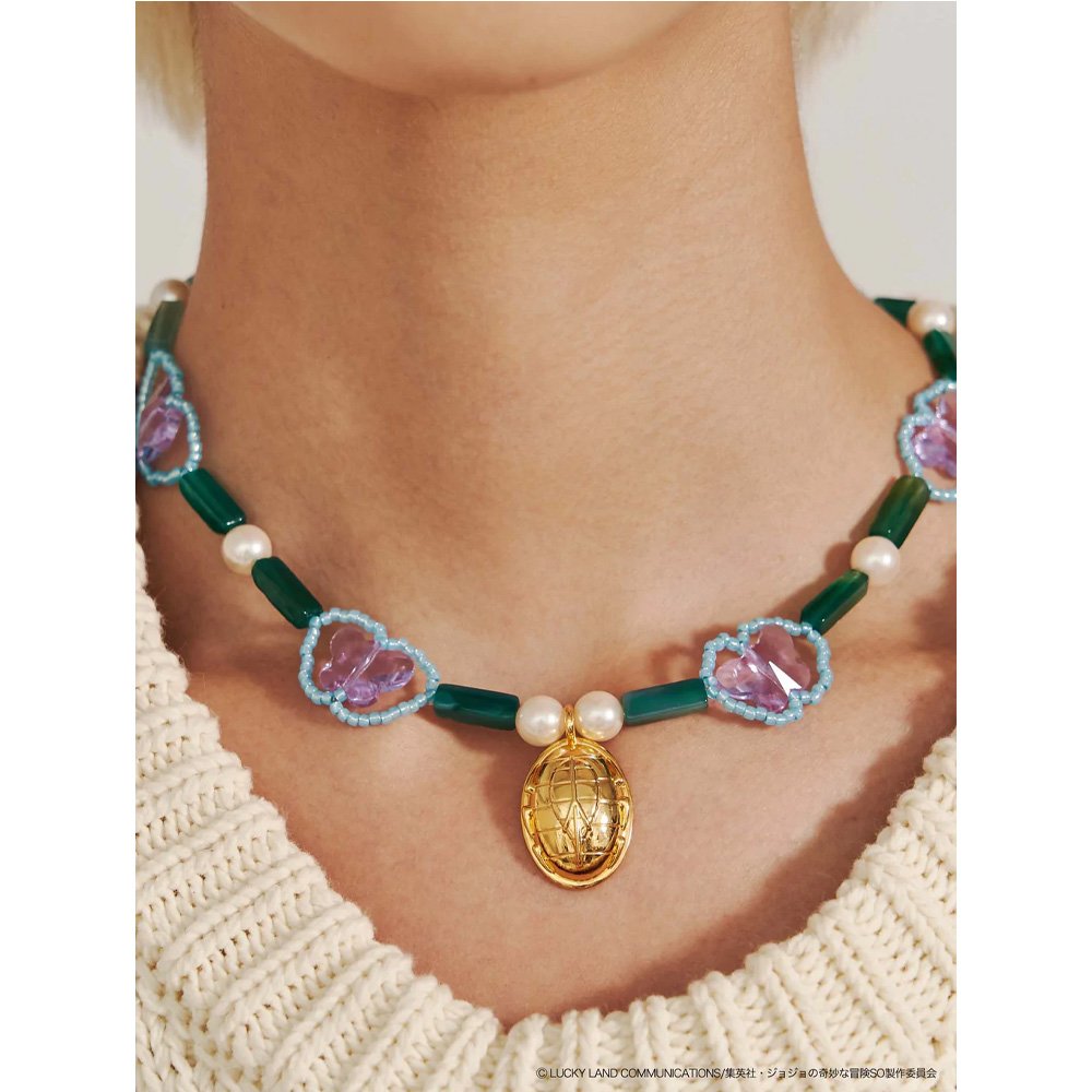 Jojo's bizarre adventure, Stone Ocean, PAMEO POSE, Locket Motif, Choker ...