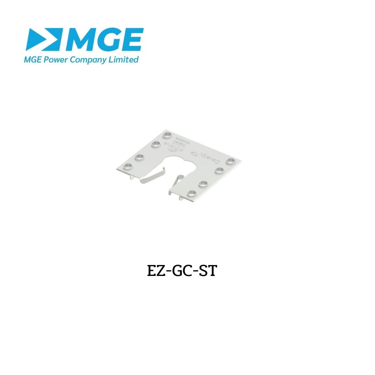 PV-ezRack Grounding Clip,with Clenergy Logo - mgepower