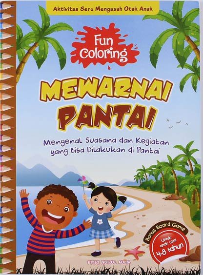 FUN COLORING : MEWARNAI PANTAI - kawahbookcenter