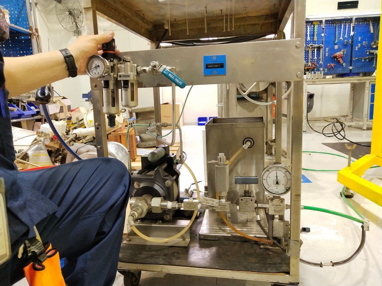 FMC had inspection test Flowserve Control valve 12inch at Flowserve ...