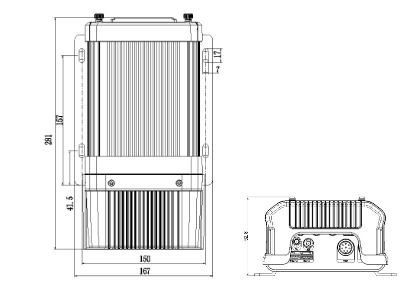 MDVR-X3-H0602-4G-HDD Streamax Mobile DVR - aimgroup