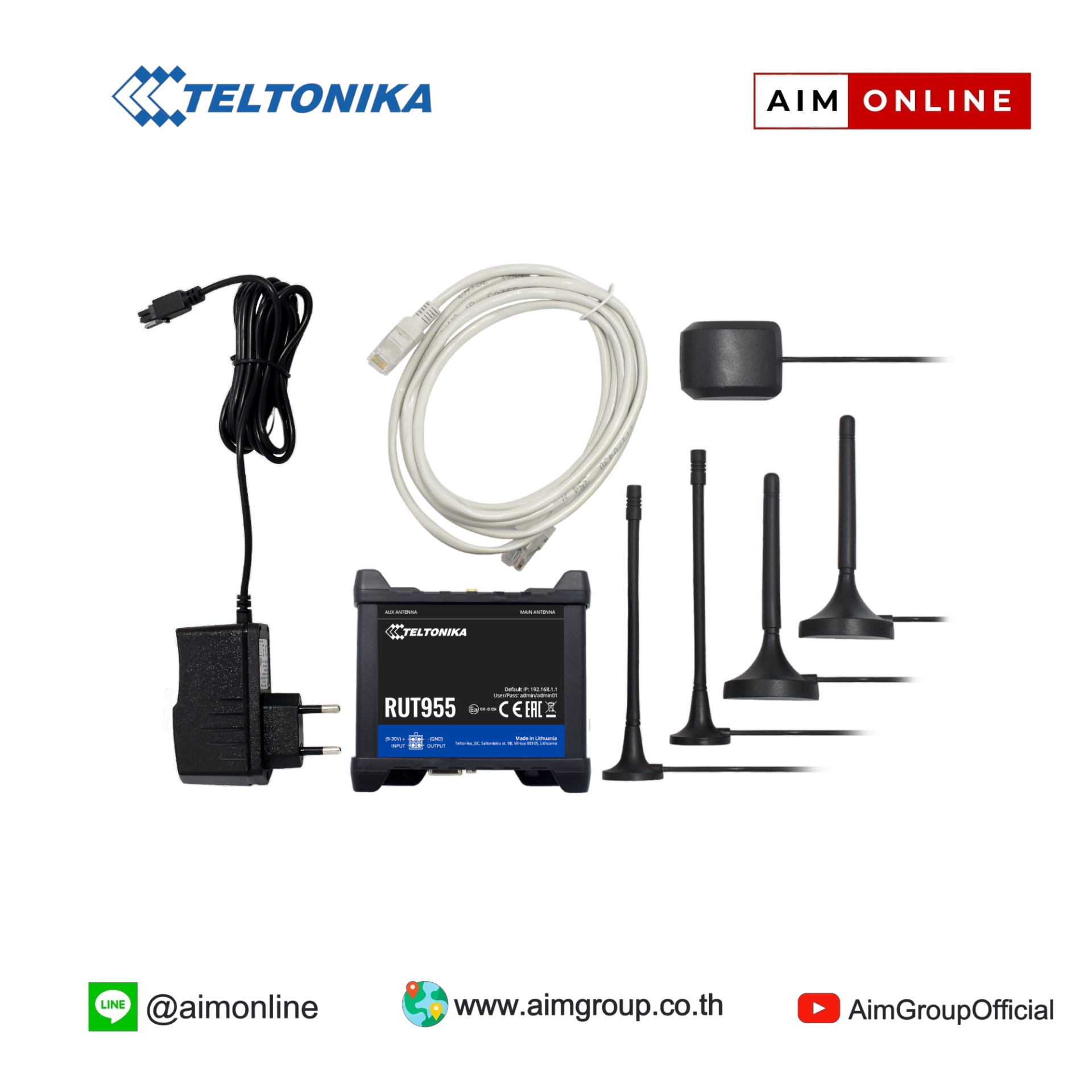 TELTONIKA RUT955 LTE 4G Router ราคาพิเศษ 11,050.- - aimgroup