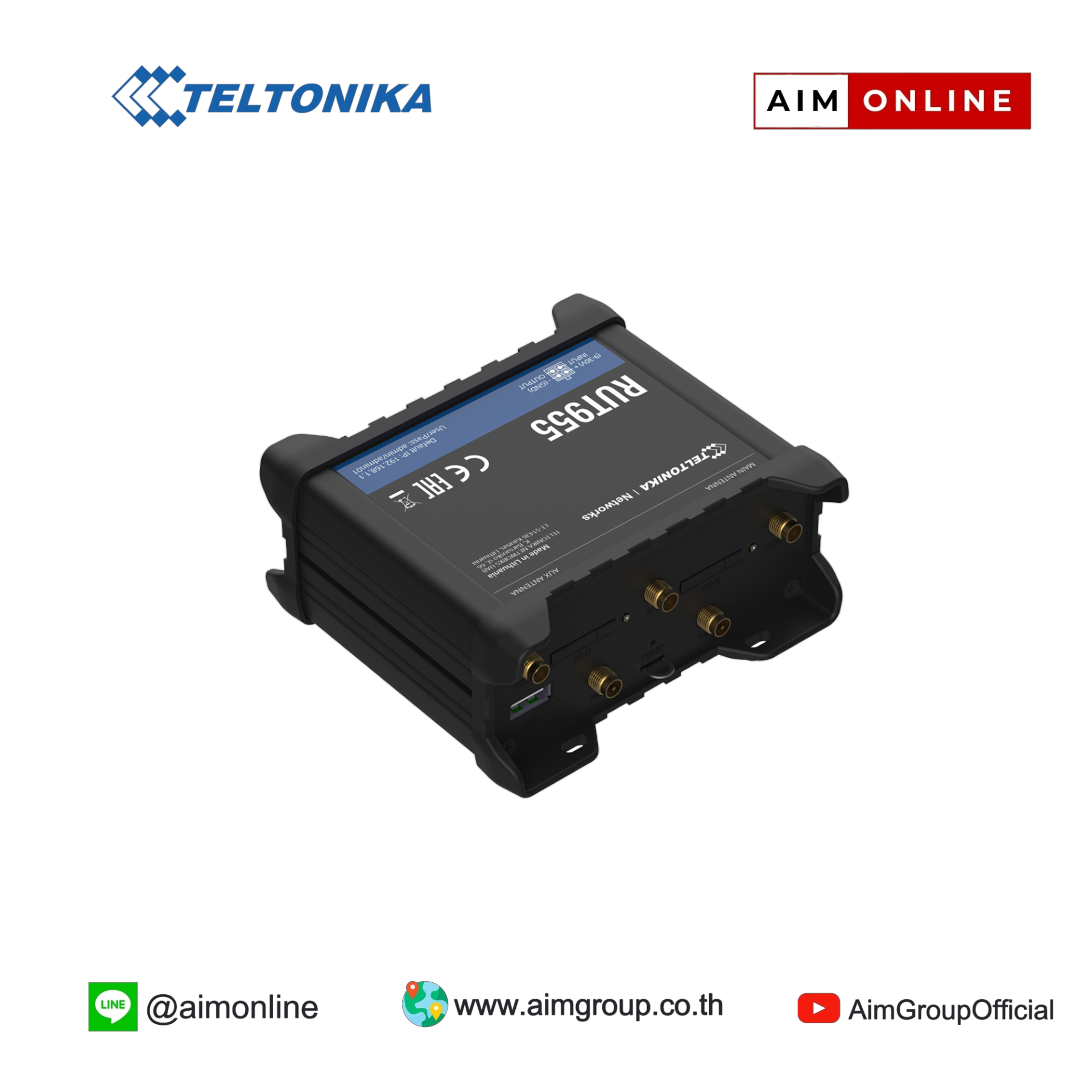 TELTONIKA RUT955 LTE 4G Router ราคาพิเศษ 11,050.- - aimgroup
