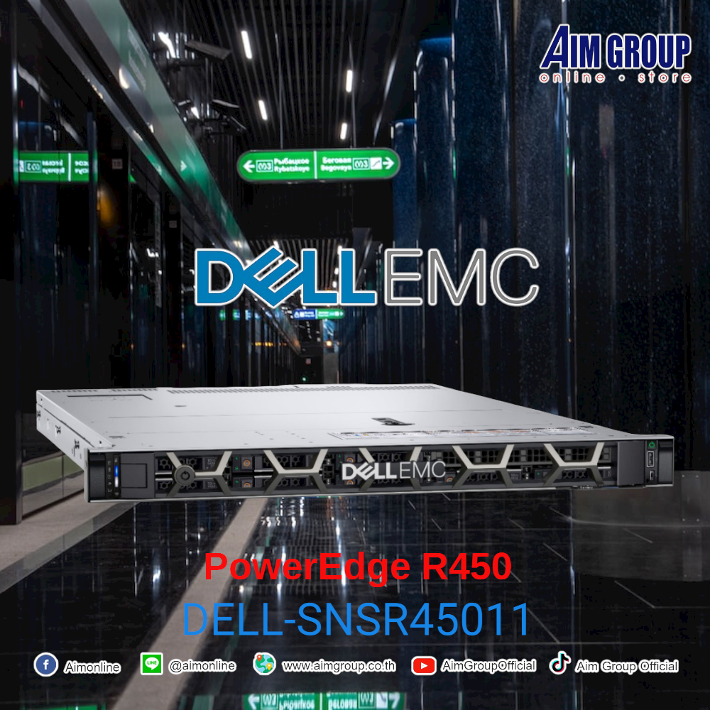 Server Dell PowerEdge R450 SNSR45011 R450 Silver4310 32GB - aimgroup