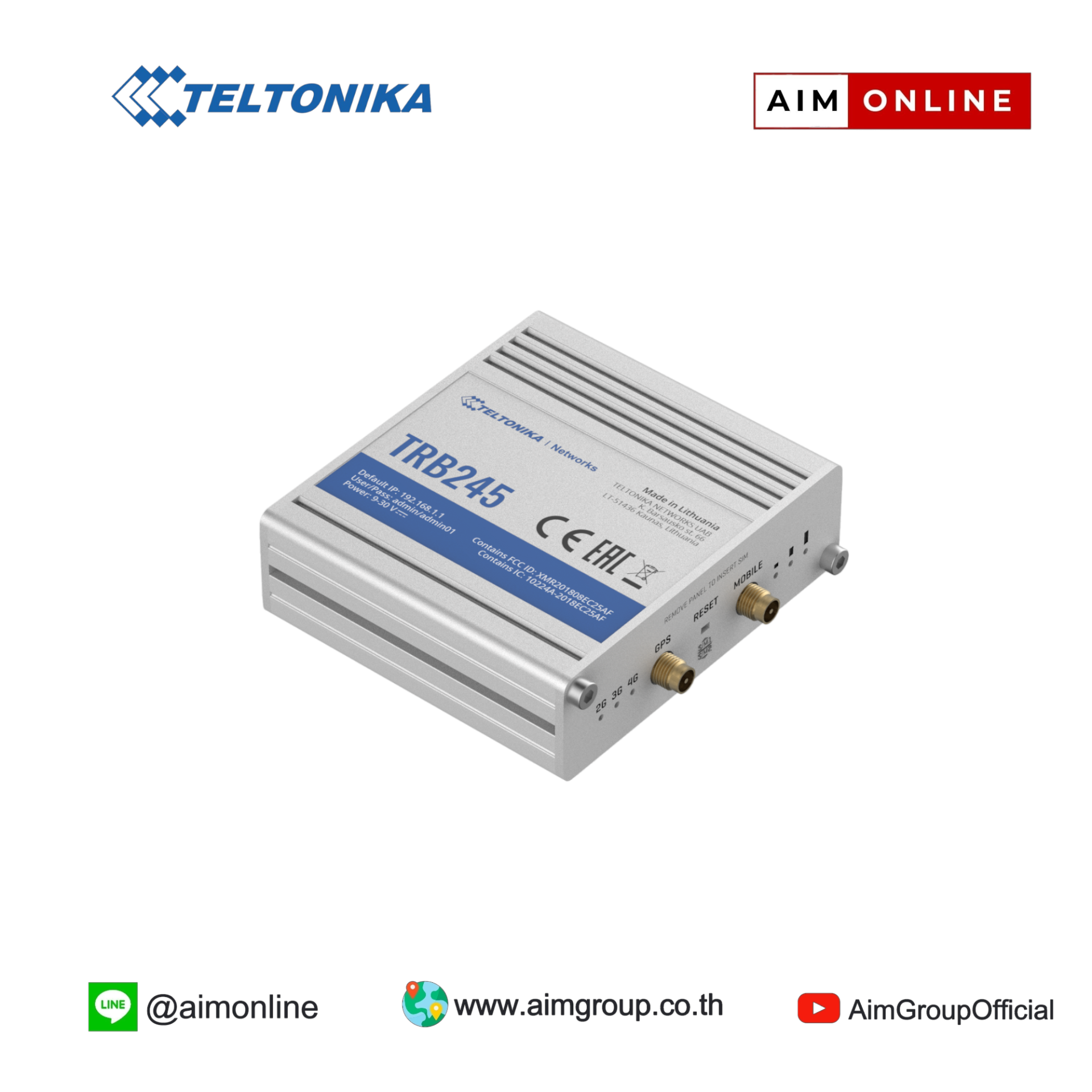TRB245 Compact industrial 4G (LTE) Gateway - aimgroup