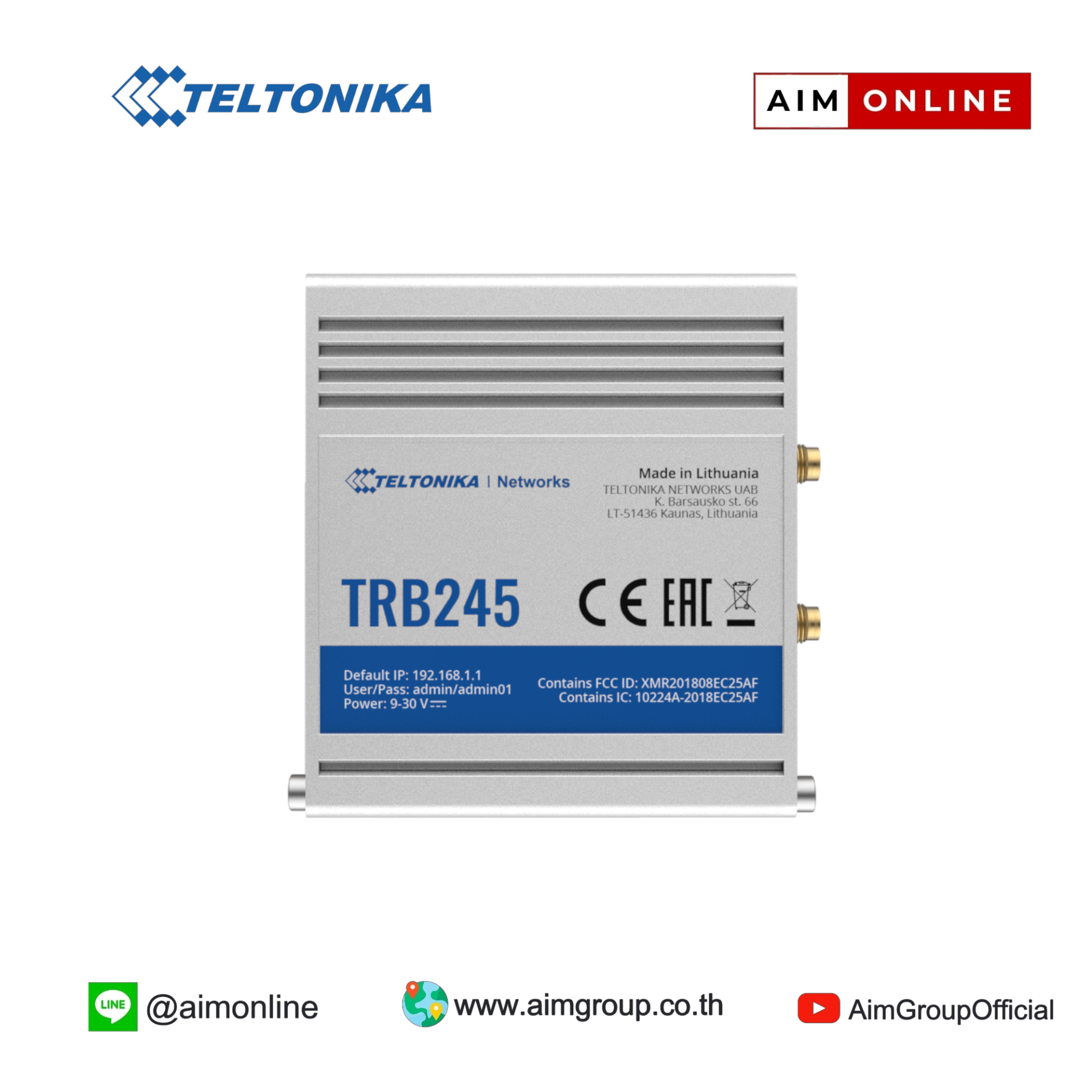 TRB245 Compact industrial 4G (LTE) Gateway - aimgroup
