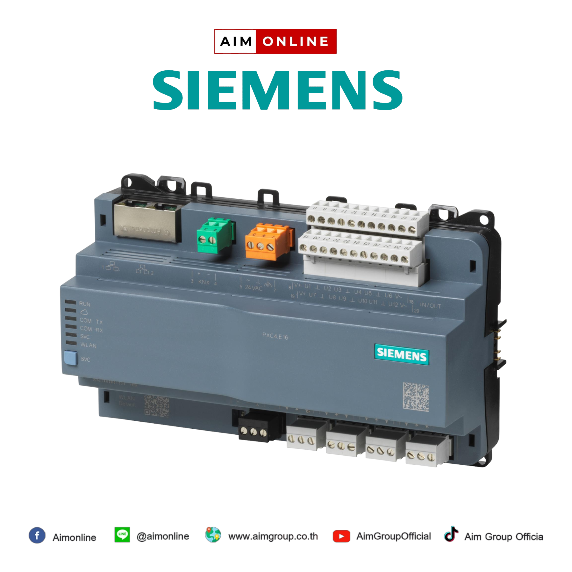 PXC4.E16 Automation Station, 16 Input/Outputs, - aimgroup